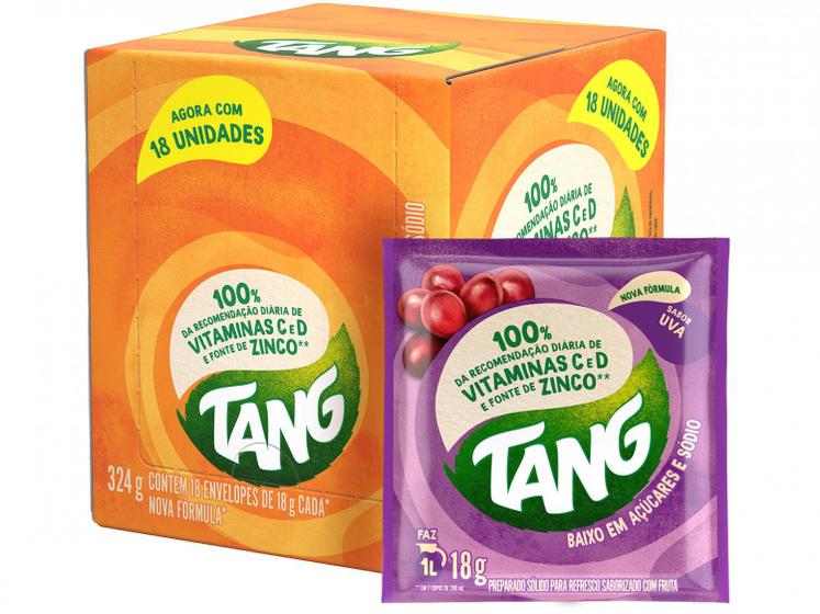 Suco em Pó Tang Refresco Uva 18g - 18 Unidades - Suco - Magazine Luiza