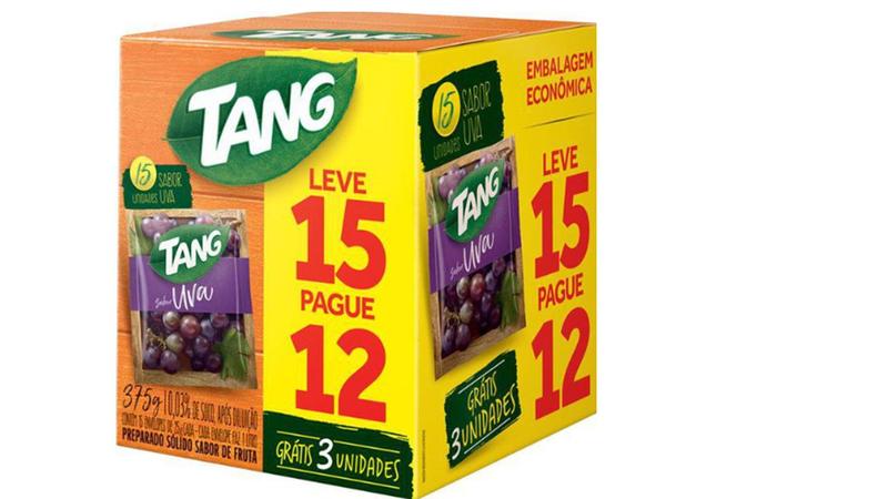 Suco Tang Refresco Em Pó 25g Sabor Uva Kit 15 Unidade - Mondelez - Suco ...