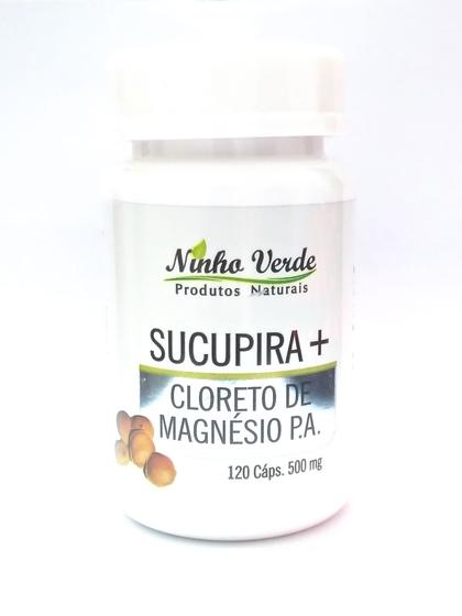 Sucupira + Cloreto de Magnésio P.A C/120 Cápsulas 500mg - Ninho Verde - Cloreto de Magnésio ...