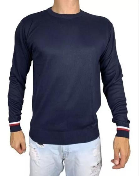 Suéter Masculino Liso - GrifeStore - Suéter Masculino - Magazine Luiza