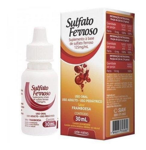 Sulfato Ferroso - Gotas - 30ml - Medicamentos - Magazine Luiza