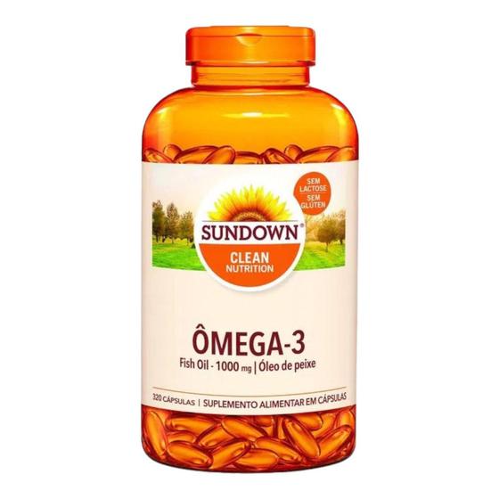 Sundown Ômega 3 1000mg com 320 cápsulas - Ômega 3 / Óleo de Peixe ...