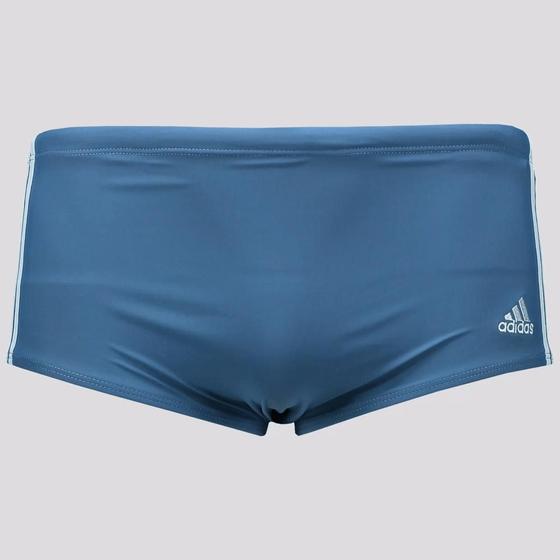 Sunga Adidas 3S Wide - Azul - Sunga - Magazine Luiza