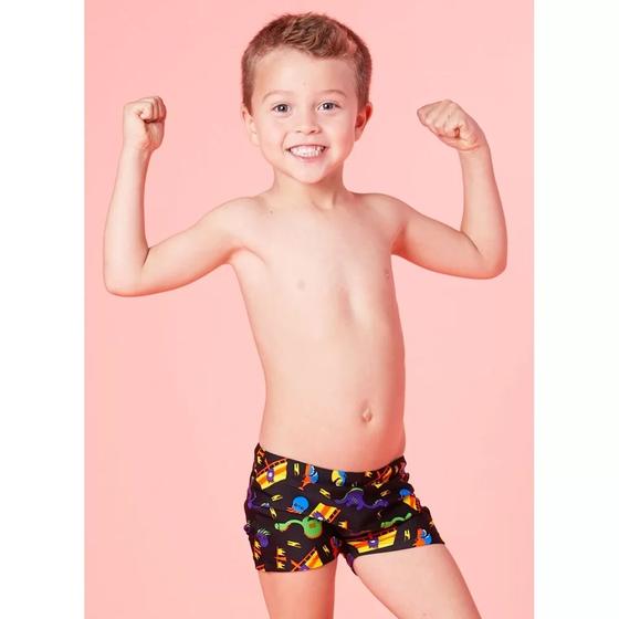 Sunga Boxer Infantil Puket Fundo do Mar - Sunga Infantil - Magazine Luiza