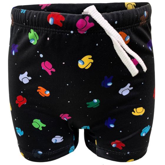Sunga Infantil Boxer Natação Among Us Jogo Proteção Uv Game Gamer Nerd ...