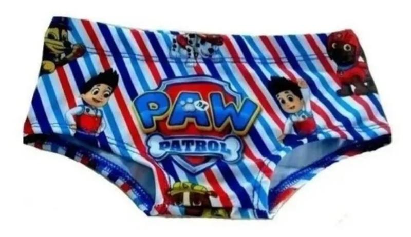 Sunga Infantil Menino Patrulha Canina Praia Verão Piscina Uv - Império ...