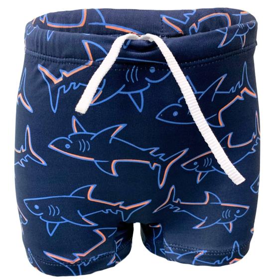 Sunga Infantil Proteção Uv 50 Tubarão Tutuba Natação Juvenil - Praia ...