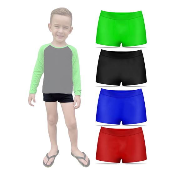 Sunga Para Menino Modelo Box Boxer Infantil ADSTORE Kids Moda Praia ...
