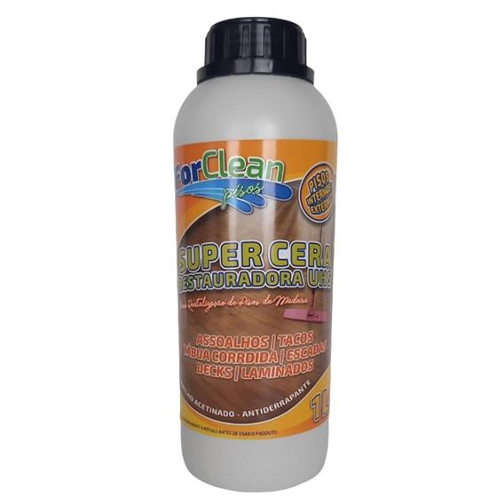 Super Cera Restauradora UHS para Piso de Madeira - 1 Litro - For Clean ...