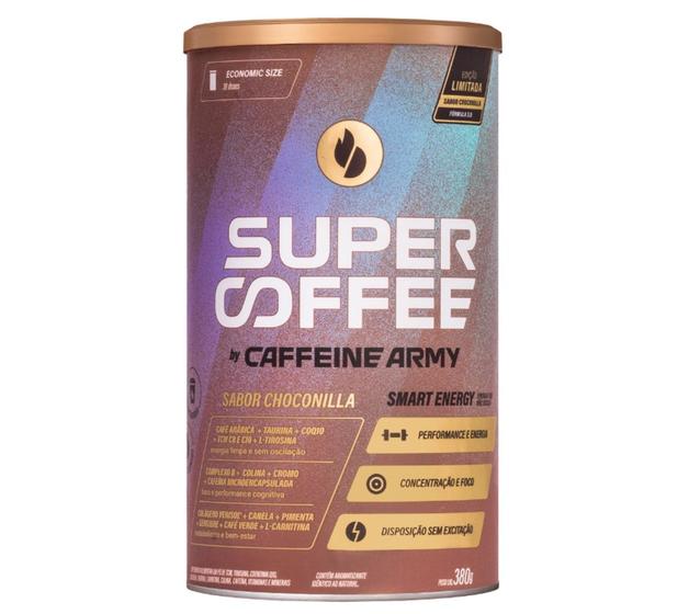 Super coffee 3.0 choconilla 380g - caffeine army - Cafeína - Magazine Luiza