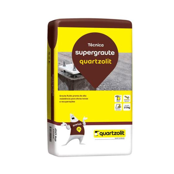 Super Graute Quartzolit - 20kg - Bosch - Argamassa para Construção ...