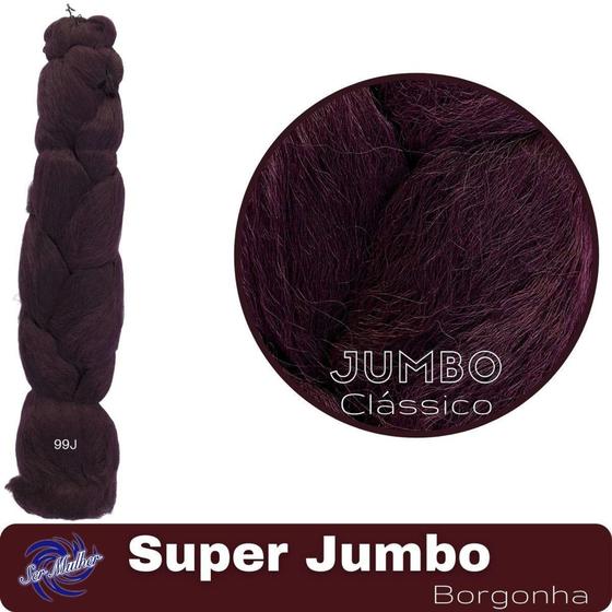 Super Jumbo Original Ser Mulher COR 99J 399G - Mega Hair - Magazine Luiza