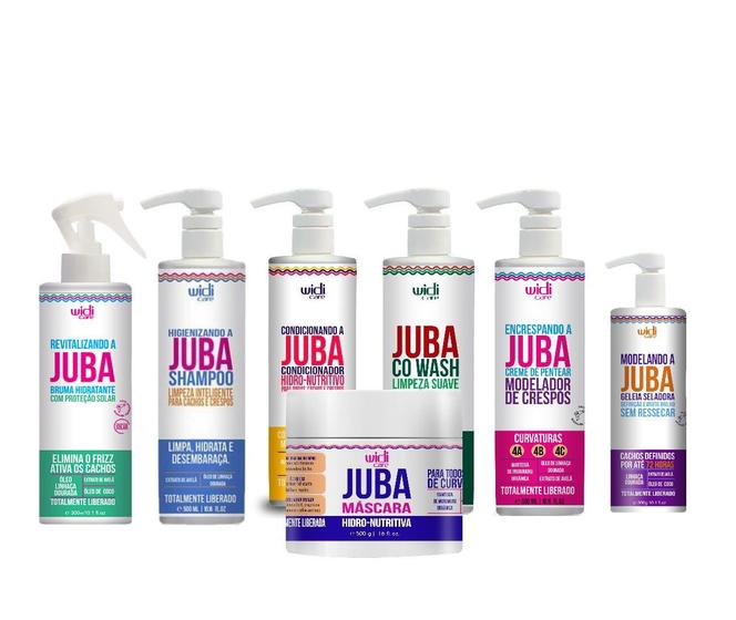 Super Kit Completo Juba Widi Care 7 Ítens - Kit de Tratamento para ...