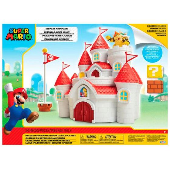 Super Mario Castelo de cogumelo playset deluxe - Candide - Playsets ...