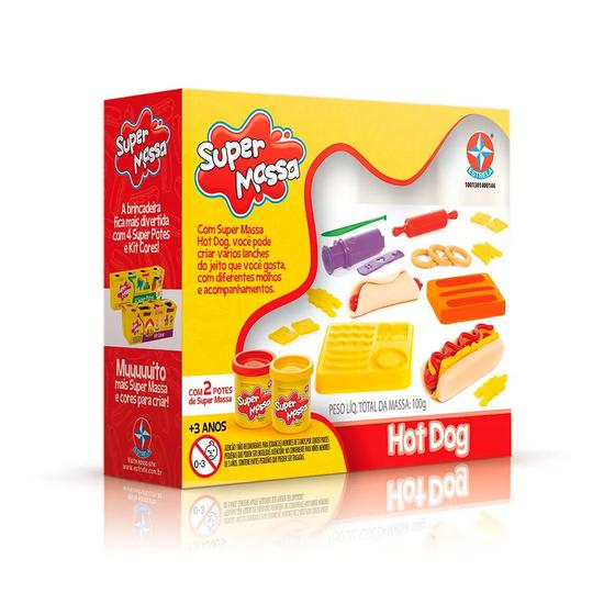 Super Massa Hot Dog - Estrela Brinquedo Cachorro Quente EST-069 ...