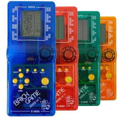 Super Mini Game Portátil 9999 In 1 Brick Game Modelo Antigo TK-9999 ...