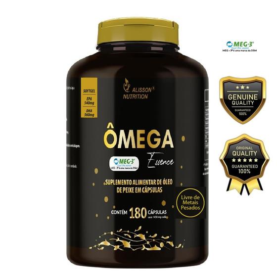 Super Ômega-3 1000mg 180cáps - Rico Em Epa 540mg Dha 360mg - Alisson ...