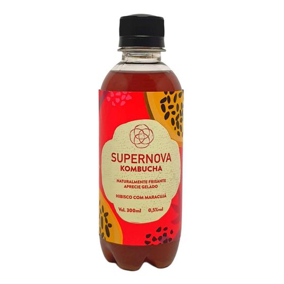 Supernova Kombucha Hibisco com Maracujá - 300ml - - Fermentare Produção ...