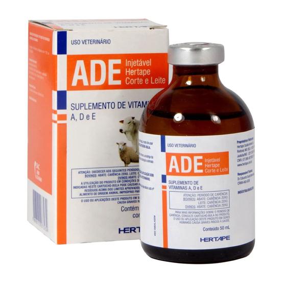 Suplemento ADE Injetável 50ml Ceva - Vitaminas e Suplementos para Pet ...