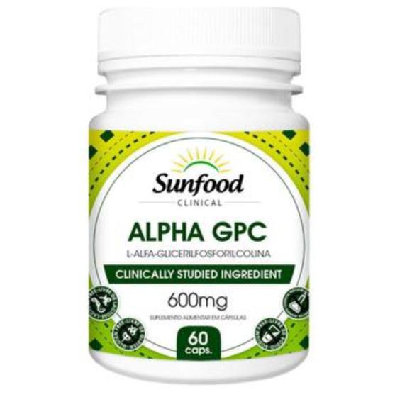 Suplemento Alimentar Alpha GPC 60 Capsulas Sunfood - Nutricosméticos ...