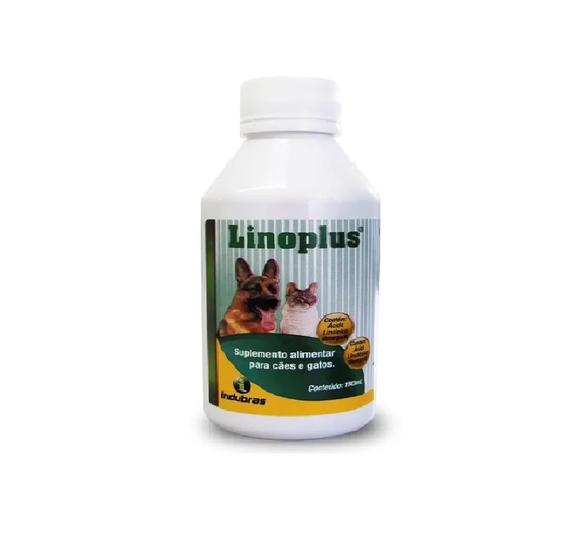 Suplemento Alimentar Cachorro Gato LinoPlus Pelo 180ml - Indubras ...