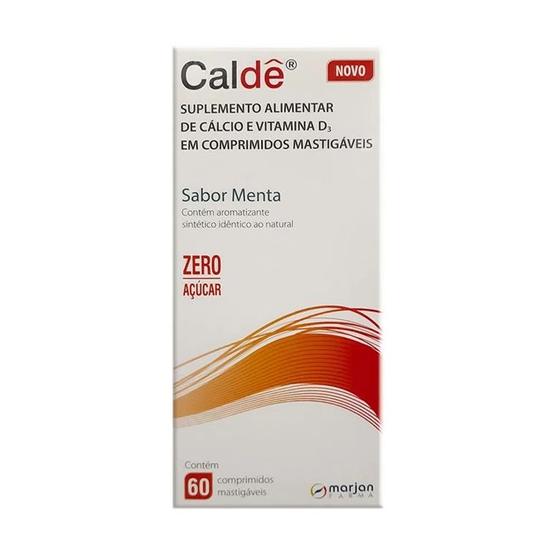 Suplemento Alimentar de Cálcio e Vitamnina D Caldê Sabor Menta - 60 ...