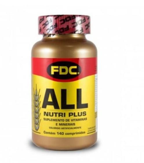 Suplemento Alimentar Fdc All Nutri Plus Com 140 Comprimidos ...
