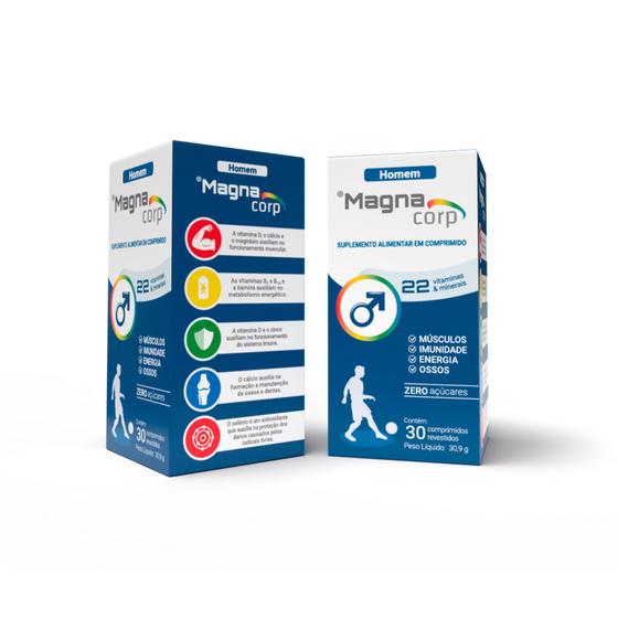 Suplemento Alimentar Multivitamínico - Magnacorp Homem ...