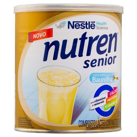 Suplemento Alimentar Nutren Senior Sabor Baunilha 370G - Complemento ...