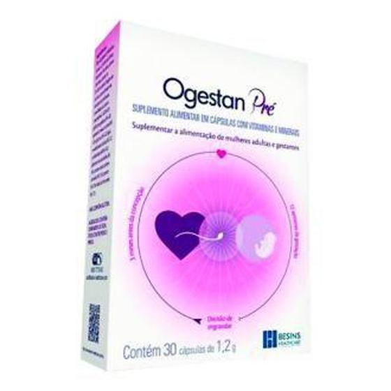 Suplemento Alimentar Ogestan Pre 30 Capsulas - Zinco - Magazine Luiza