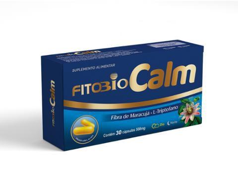 Suplemento Calm Dia & Noite 30 Cápsulas 500mg - Fitobio - Vitaminas A-Z - Magazine Luiza