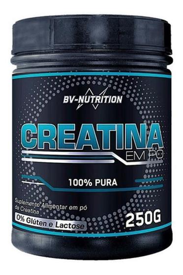 Suplemento Creatina Em Pó 100% Pura 250G - Bv -Nutrition - Bv-Nutrition ...