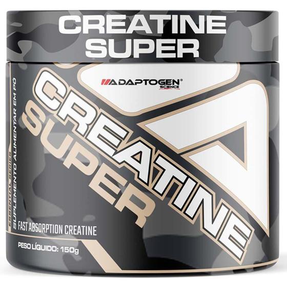 Suplemento Creatina Super Monohidratada 3000mg 150g Adaptogen ...