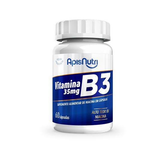 Suplemento de Vitamina B3 280mg 60 Cáps - ApisNutri - Vitaminas A-Z ...
