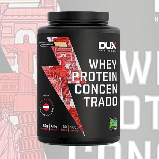 Suplemento Em Pó Whey Protein Concentrado Novos Sabores Do Mundo Dux ...