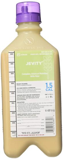 Suplemento Nutricional Abbott Jevity 1.5 Cal RTH - 1000ml (8 Unidades ...