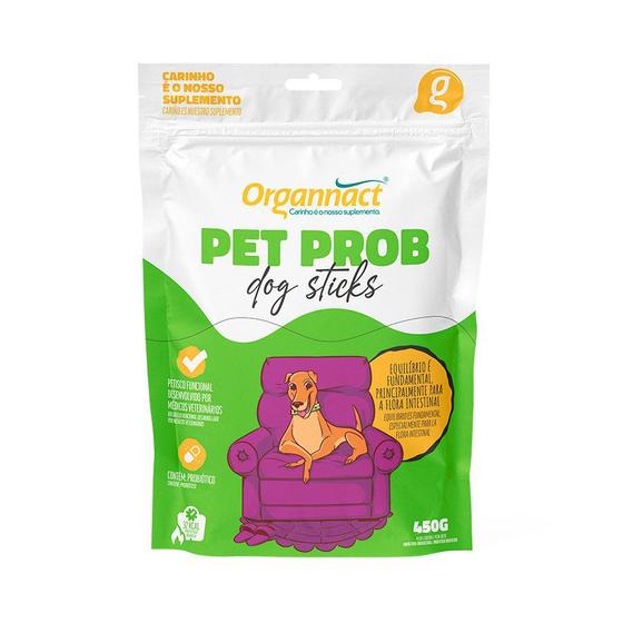 Suplemento Organnact Pet Prob Dog Sticks para Cães - 450g - Vitaminas e Suplementos para Pet ...