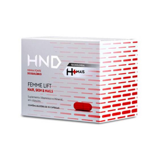 Suplemento para Cabelo, Pele e Unha Femme Lift Hair Skin & Nails HND - Nutricosméticos ...