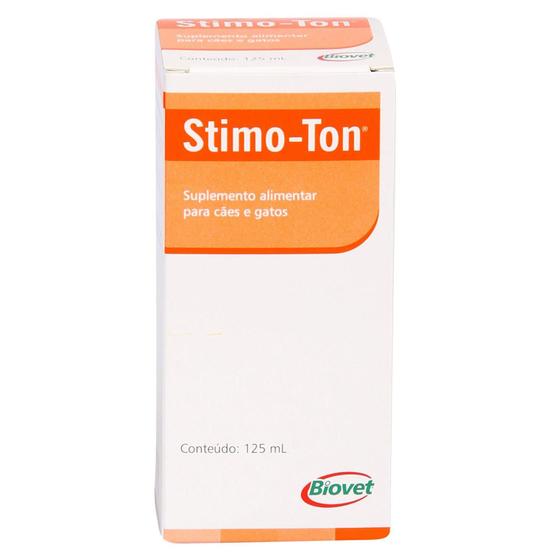 Suplemento Stimo-Ton Biovet 125ml - Vitaminas e Suplementos para Pet ...