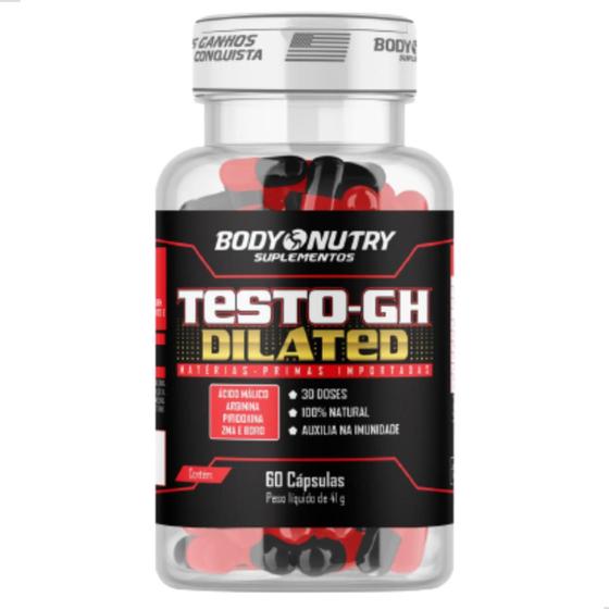 Suplemento Testo Gh Dilated - 60 Cápsulas Body Nutry - Body Nutry ...
