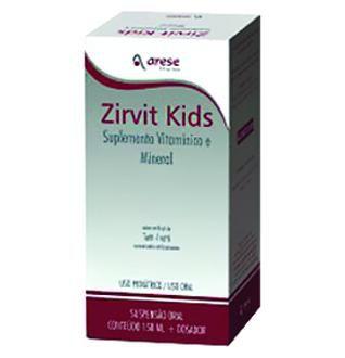 Suplemento Vitaminico e Mineral Zirvit Kids Suspensao Oral com 150ml ...