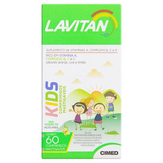 Suplemento Vitamínico Infantil Lavitan Kids com 60 Comprimidos - Cimed ...