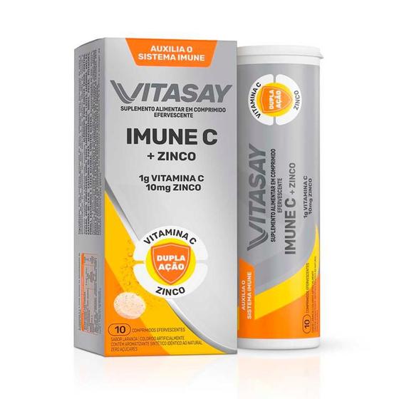 Suplemento Vitamínico Vitasay Imune C 10 Cpr Efervescentes - Vitaminas ...