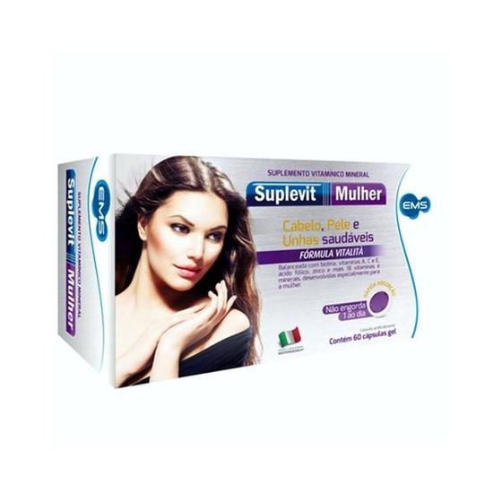 Suplevit mulher ems 60 cápsulas gel - 60 capsulas - Multivitamínico ...