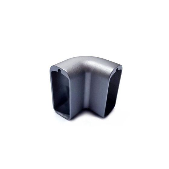 Suporte 90º Graus Bastão Cabideiro Vesto 28x12mm Acabamento Supra ...