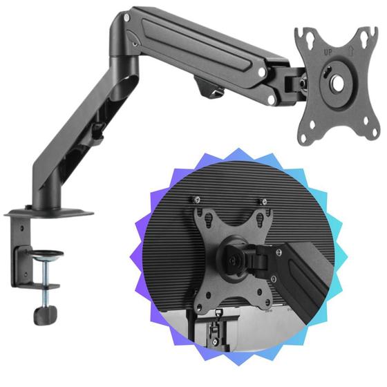 Suporte a Gás Base Para Monitor Gamer AOC Dell Mancer 17 Até 32 Cor ...