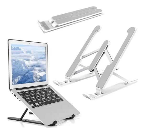 Suporte Base De Notebook Articulado Dobrável Ergonômico - Oem - Suporte ...