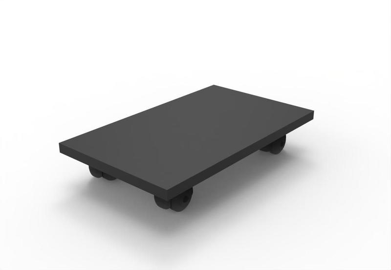 Suporte Base Para Pc Cpu Gabinete Top Madeira Mdf Preto - Almak ...