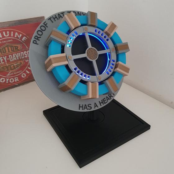 Suporte compatível com Alexa Echo Dot 3 - Tema Iron Man / Homem de ...