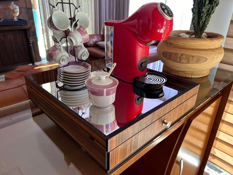 Suporte de Cápsulas Espelhado Modelo 42x45 Compativel com Dolce gusto - Zeus MDF - Porta ...